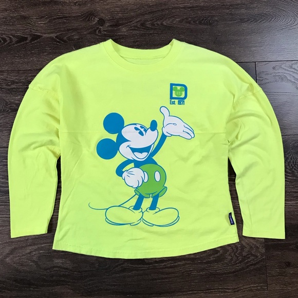 Disney | Shirts & Tops | Disney By Spirit Jersey Kids Highlighter ...